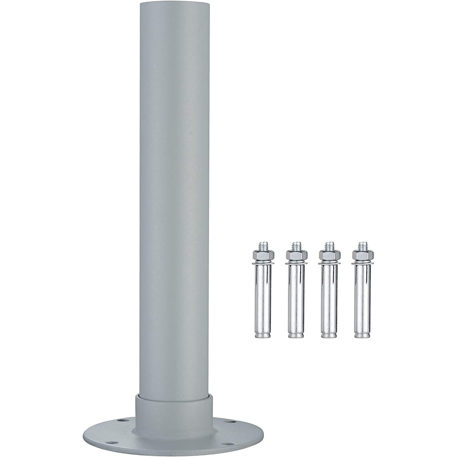 HElectQRIN Flagpole Base Deck Mount Windsock Base Umbrella Stand Metal ...