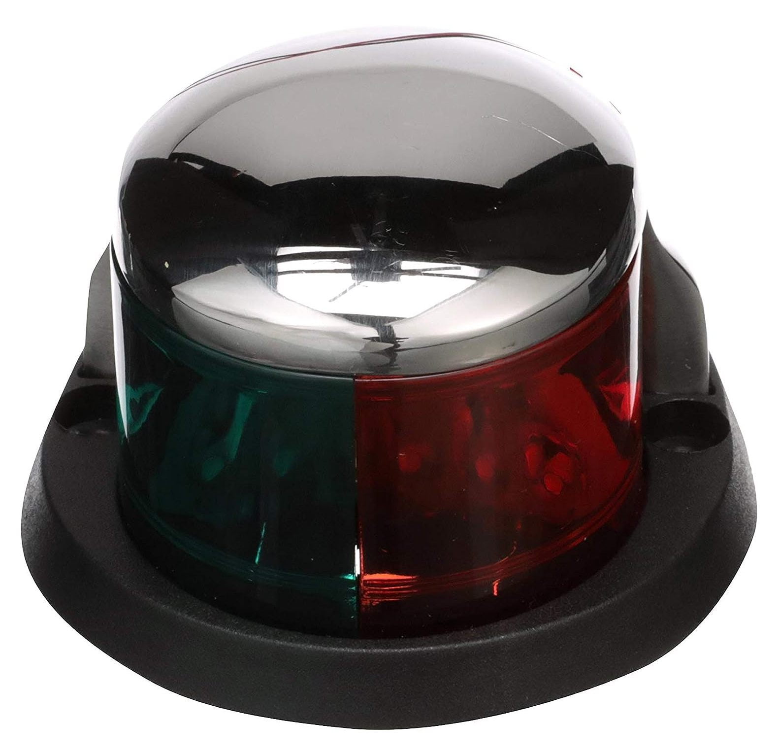 HElectQRIN LED Bow Light, Marine Navigation, Chrome Bi-Color, 2-Mile ...