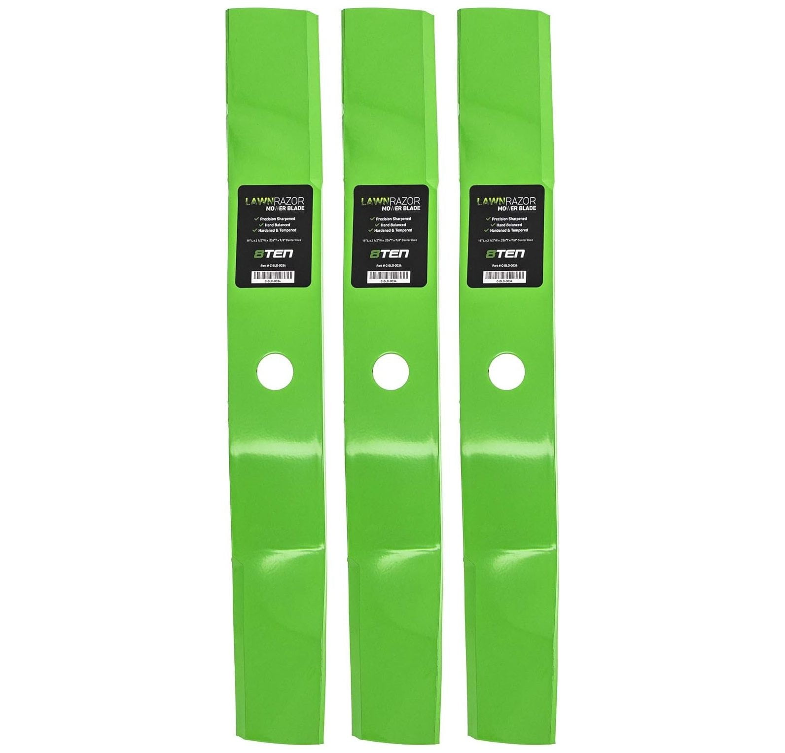 HElectQRIN LawnRAZOR Mower Blade Set for ZTrak 727 757 Z830A M653 M655 ...