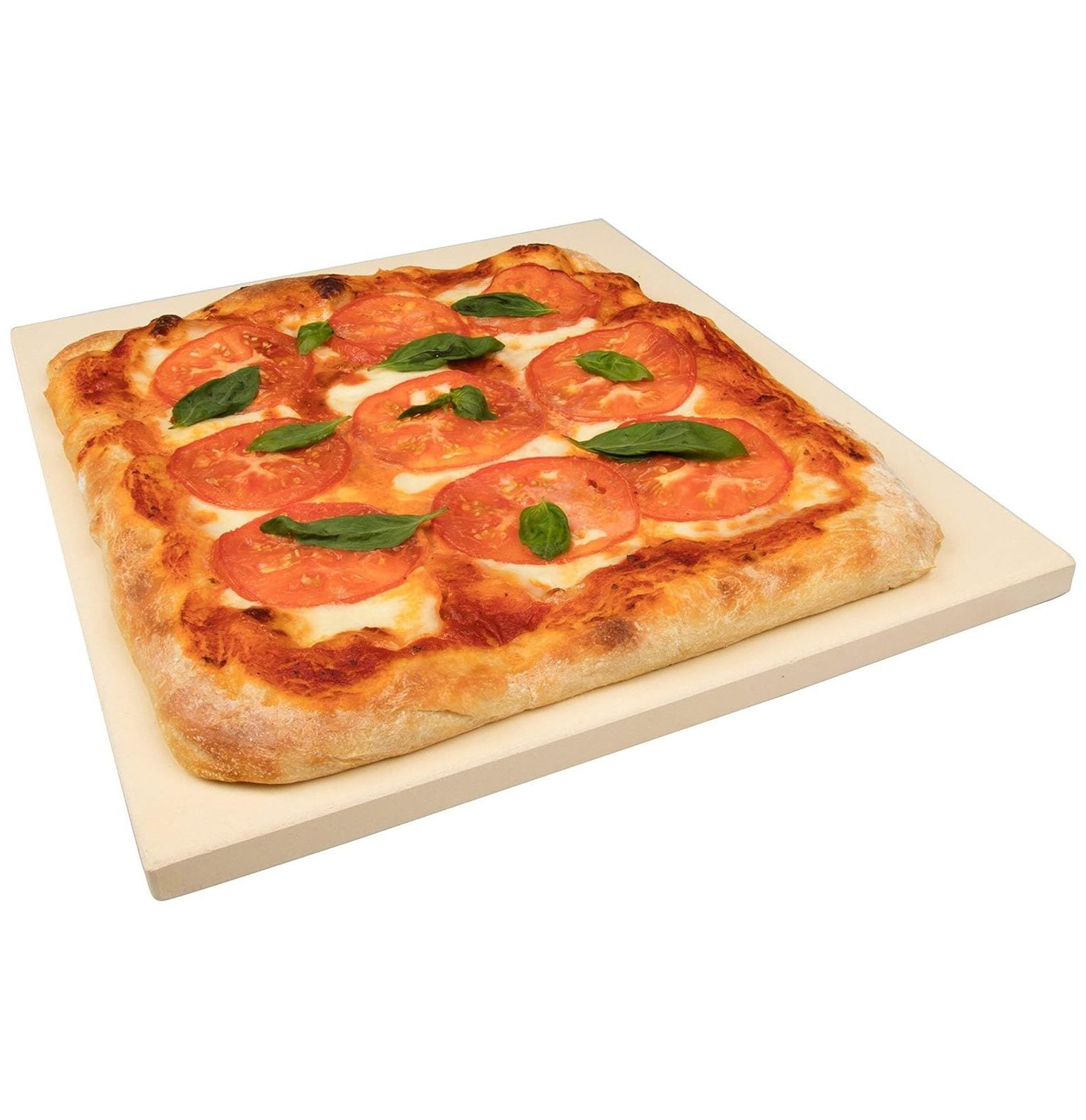 HElectQRIN Pizza Stone for Oven, Grill, BBQ- Extra Thick 5/8 ...