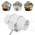 HF-150 6inch Inline Ventilation Fan Air Circulation Vent Exhaust Blower ...