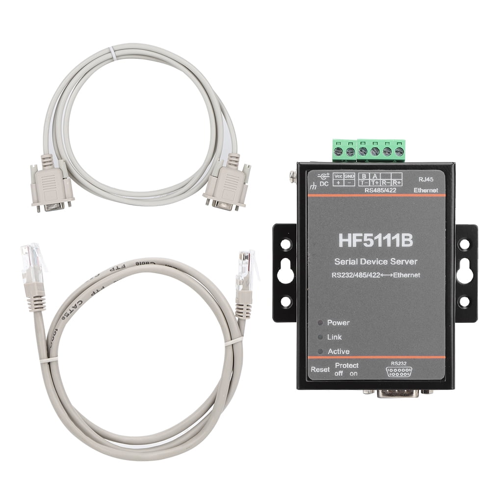 HF-5111B Serial Server 3-in-1 RJ45 RS232/RS485/RS422 to Ethernet Serial ...