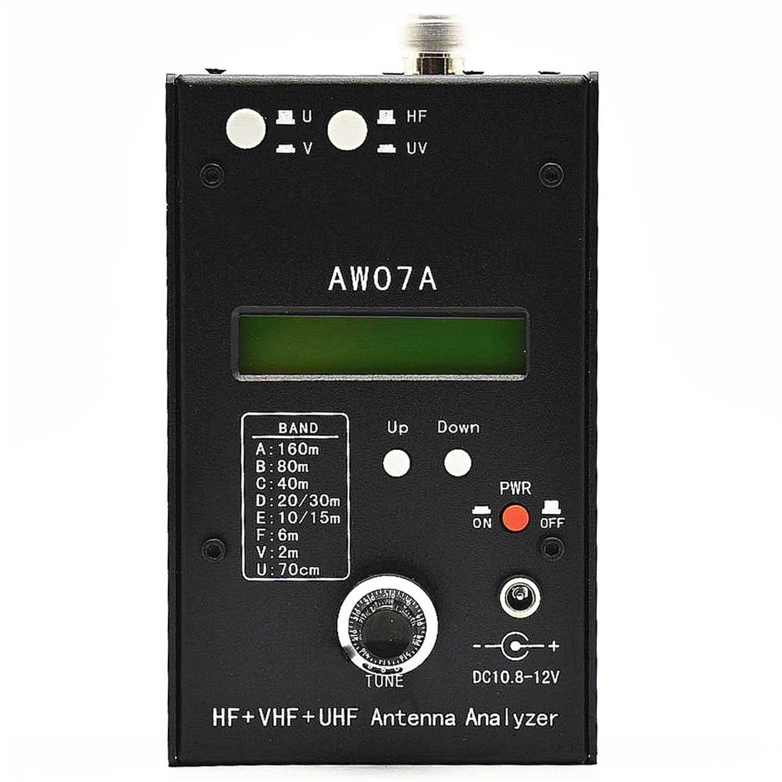 HF/VHF/UHF AW07A 1.5-470MHZ 160 M HF +UV Spectrum Analyzers Measure ...