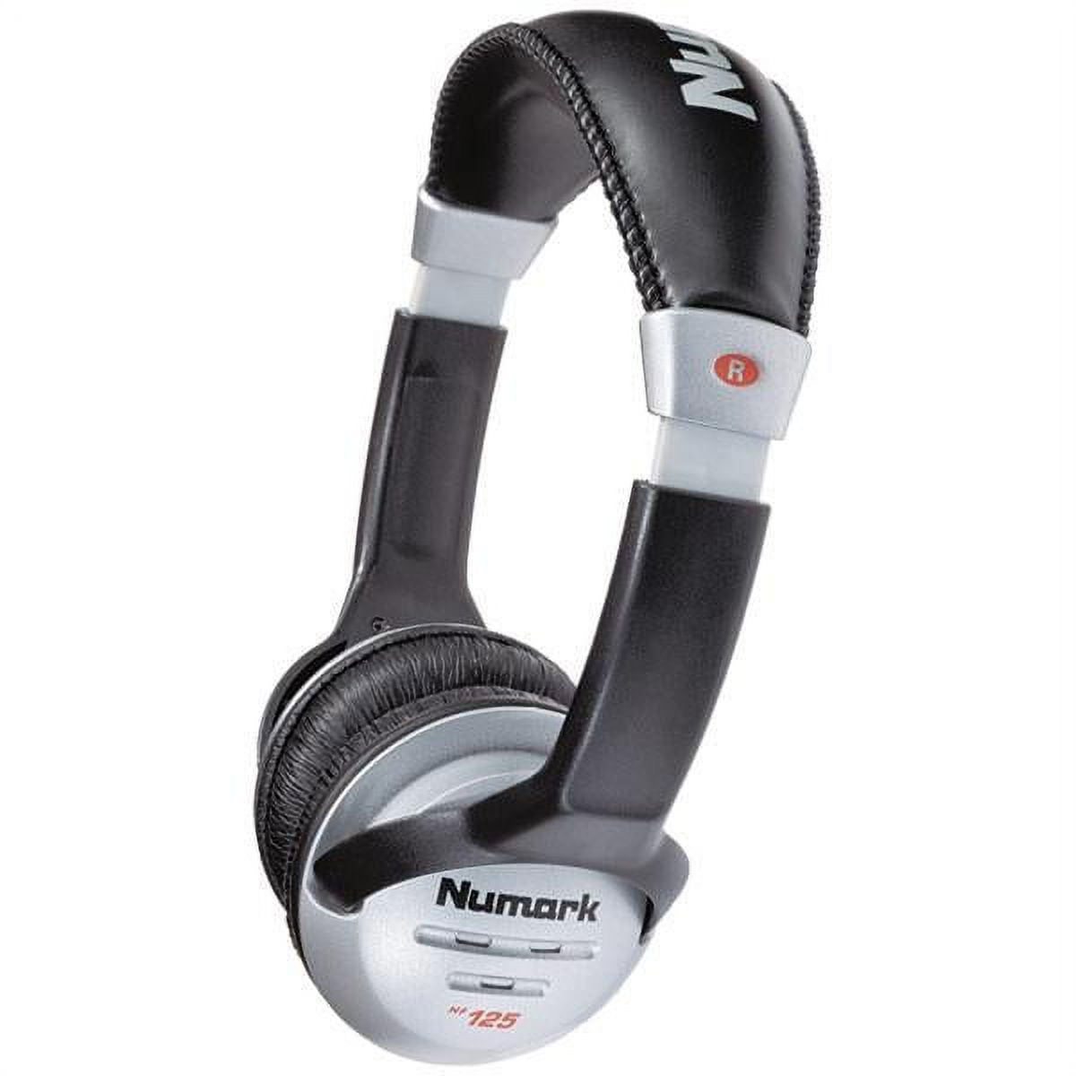Numark HF125 Wired Stereo Headphone, 40mm Drivers, Padded Headband ...