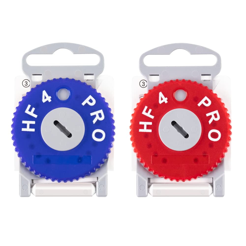 HF4 Pro Wax Guard Hearing Aids Wax Filters Earwax Traps Cerustop(Red&BLue) - Walmart.com