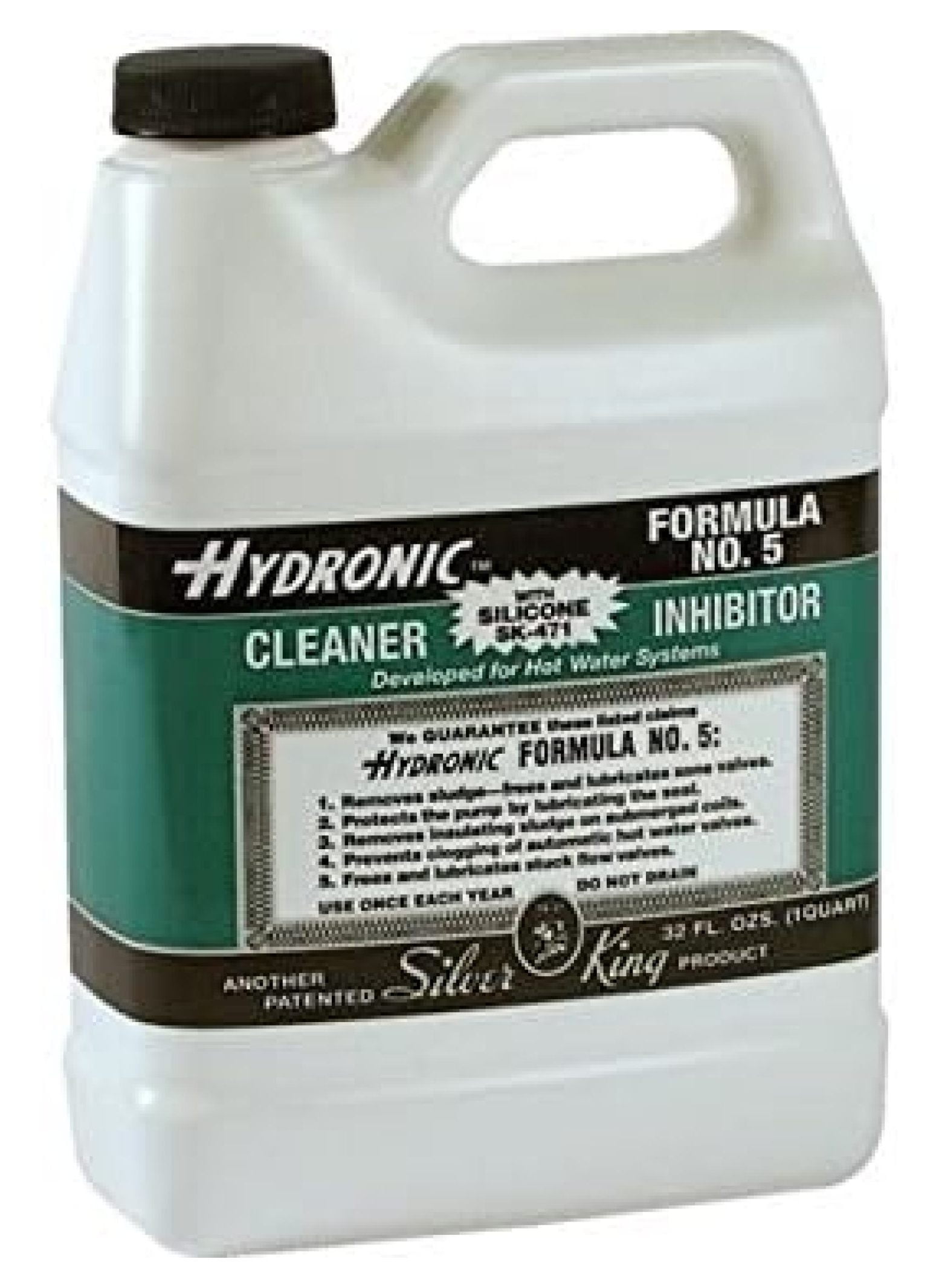 HF5SK471 1 Quart Hydronic Formula #5 Hot Water Systems Boiler Cleaner Inhibitor With Silicone SK ...