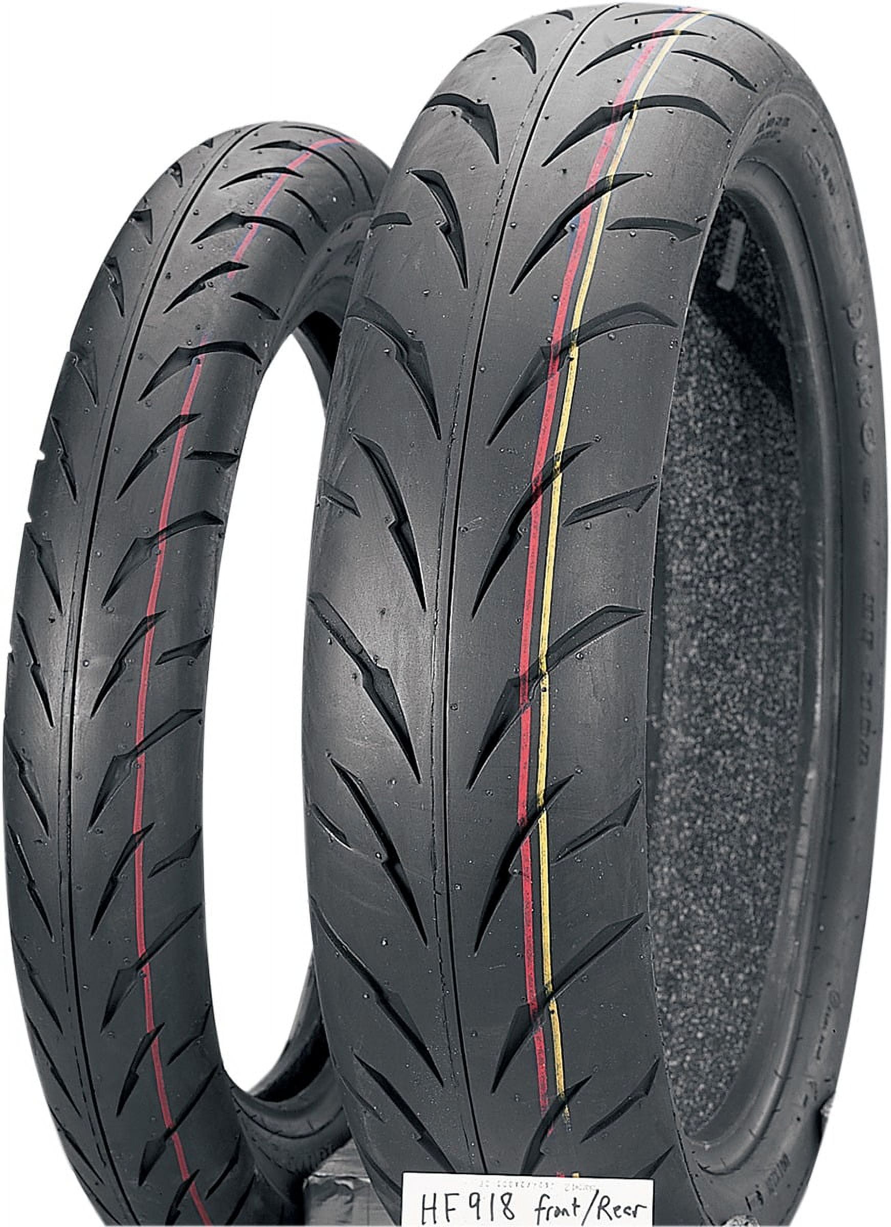 HF918 Tire - Front - 100/90-18 , Position: Front, Tire Size: 100/90-18 ...