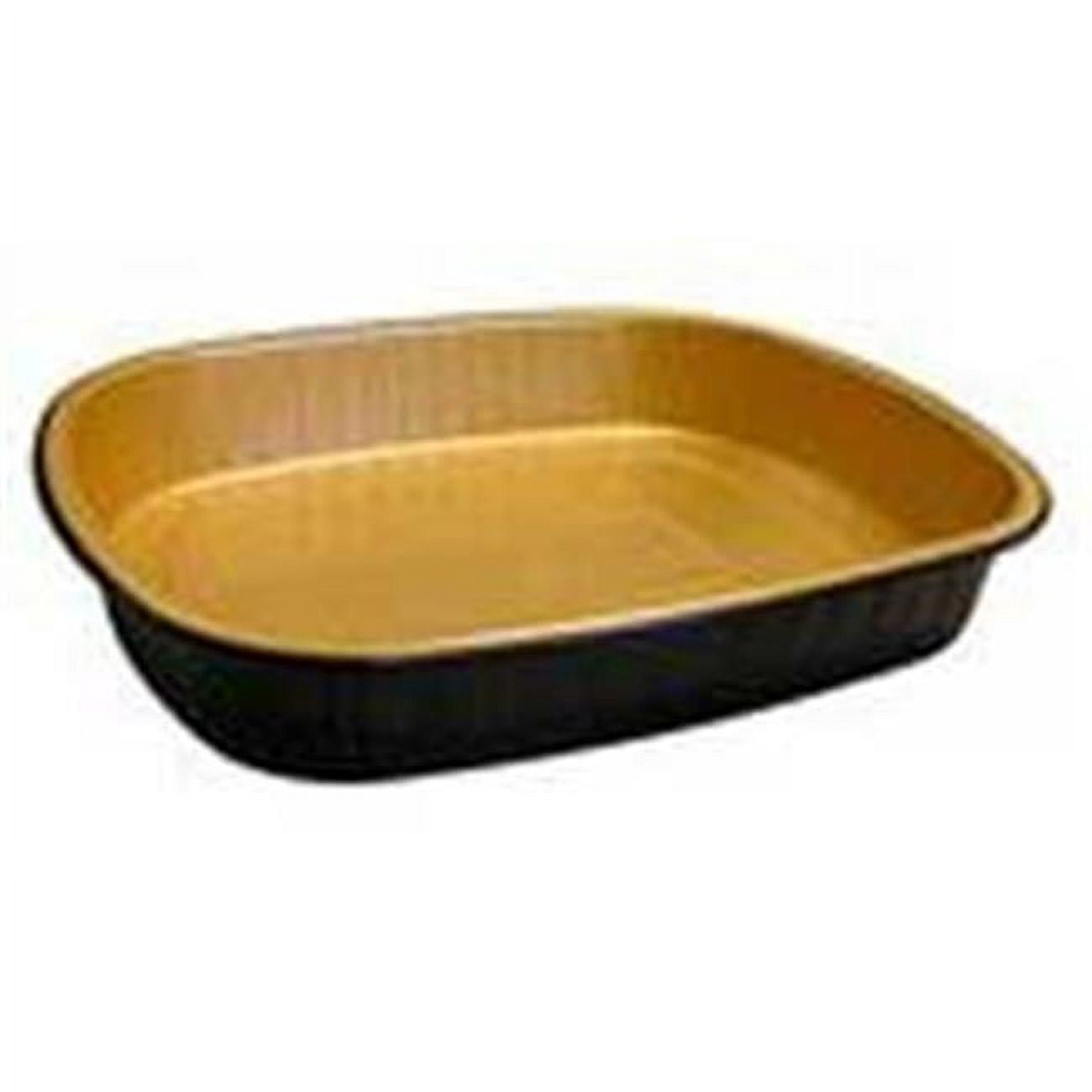 HFA 420370150 Aluminum Large Container - Black & Gold, 150 per Case ...