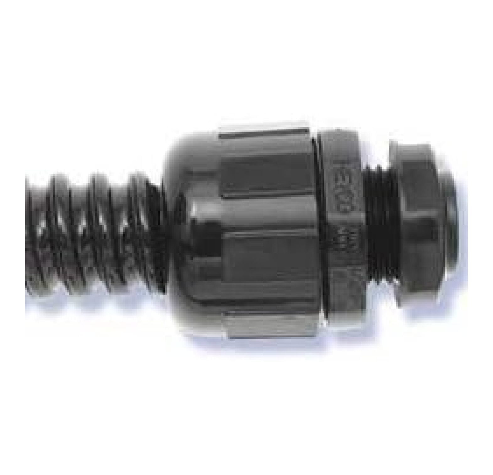HFC 1/2" Black HI Flex Straight Connector & Nut (10-Pack) - Liquid ...