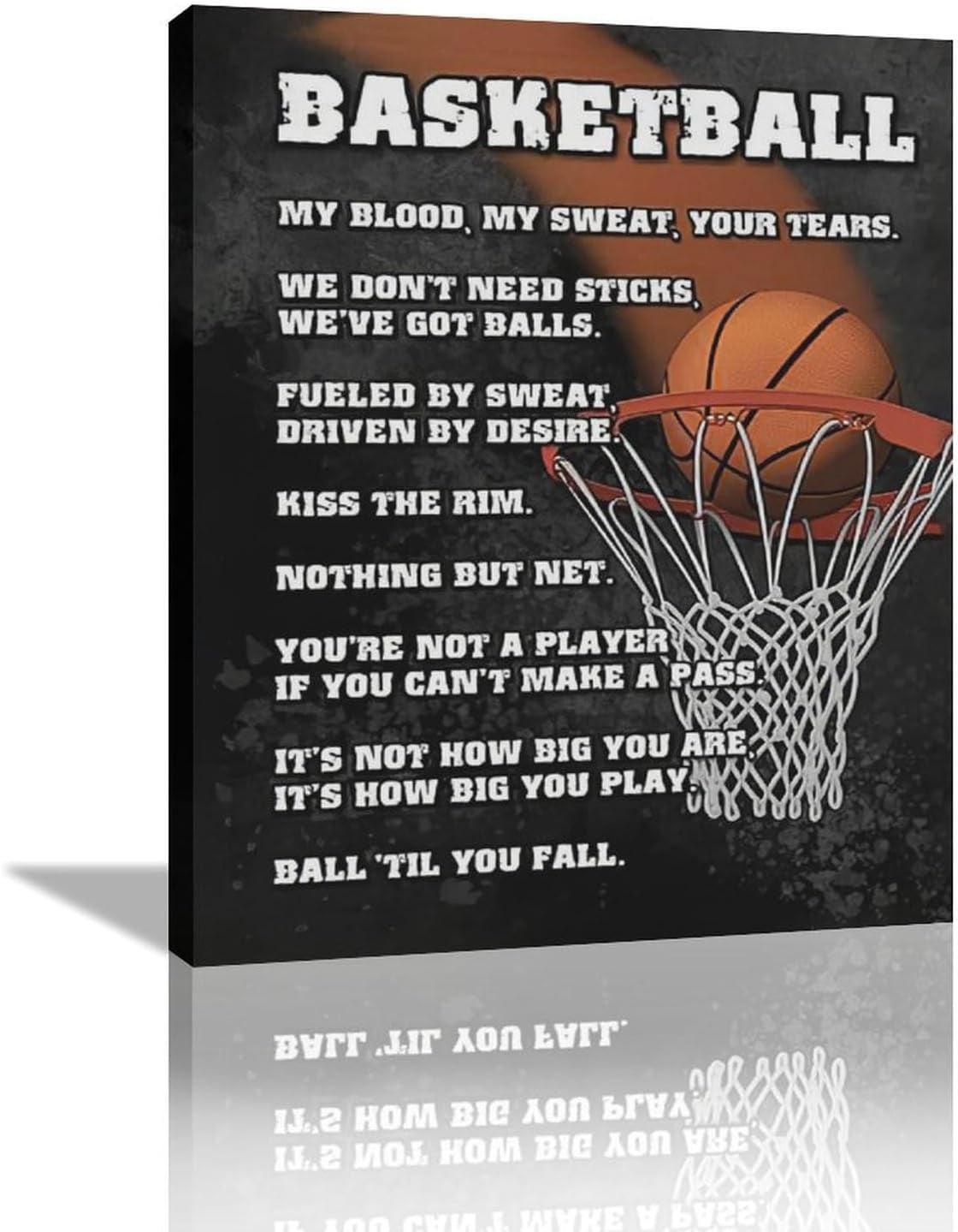 HFDF Basketball Wall Art Motivational Pictures Wall Decorspirational ...