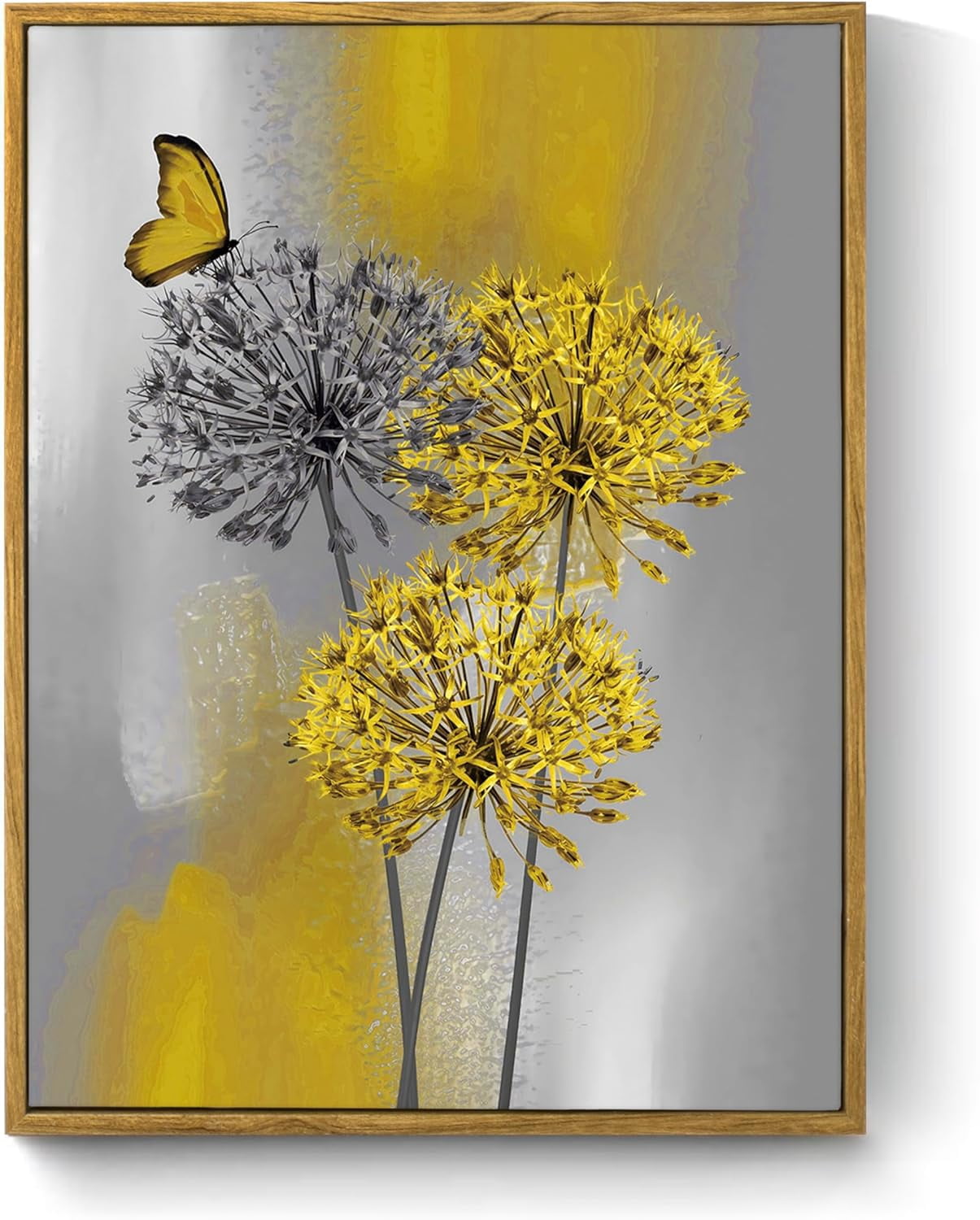 HFDF Canvas Print Wall Art Tan Pastel Polygon Duo Collage Abstract ...