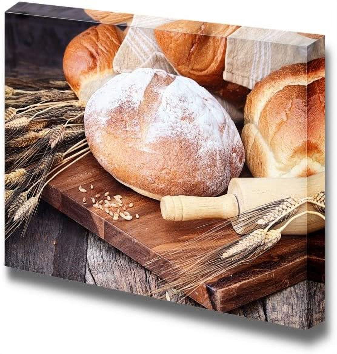 HFDF Canvas Prints Wall Art Delicious Food Variety of Freshly Baked ...
