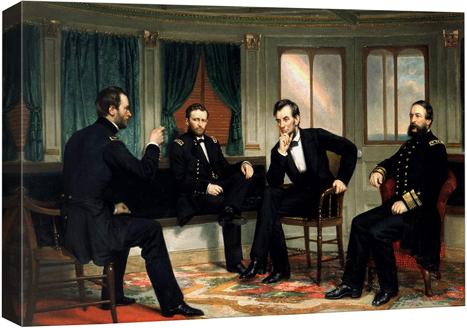 HFDF Canvas Prt Wall Art The Peacemakers by George Peter Healy Cultural ...