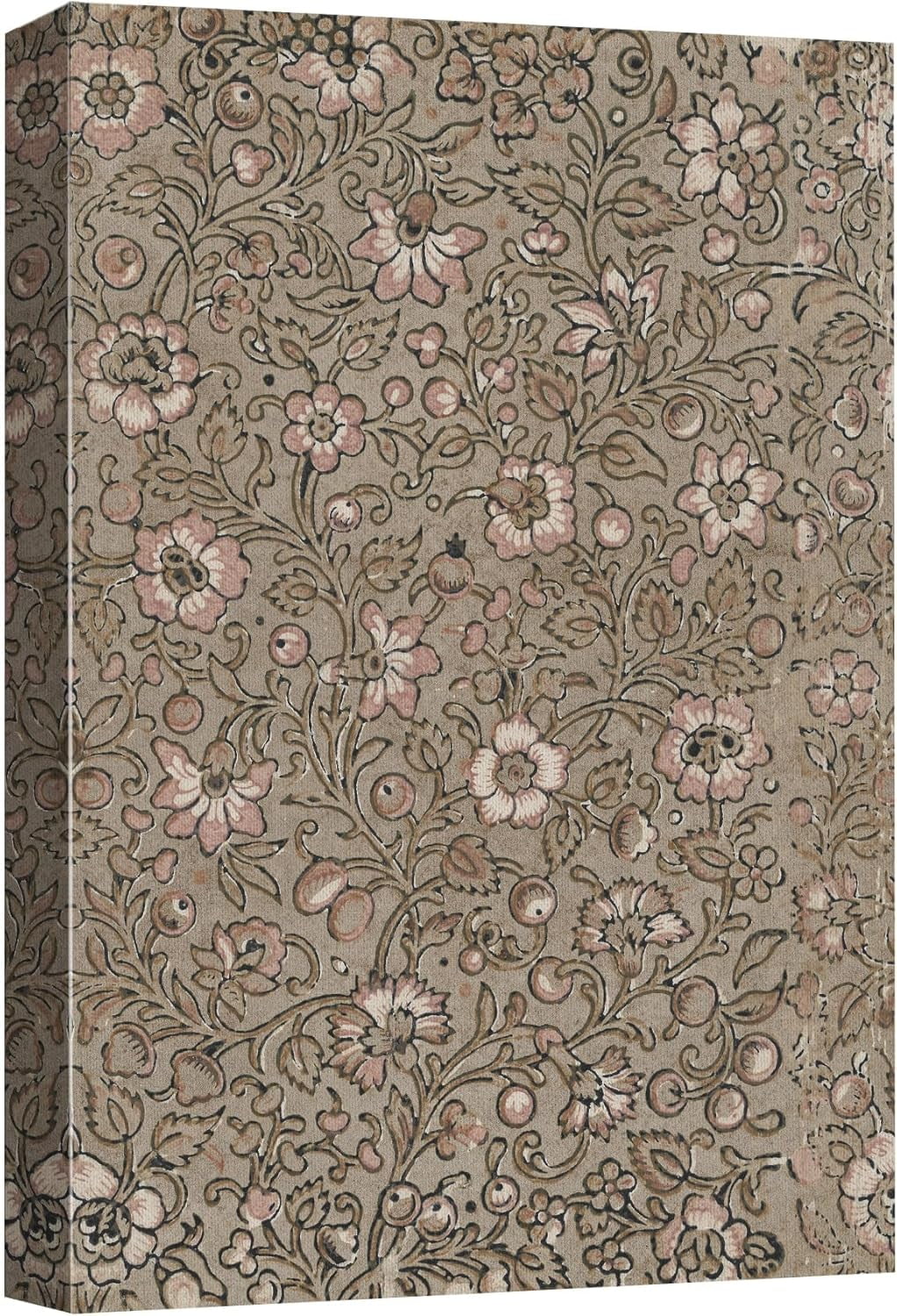 HFDF Canvas Prt Wall Art Vtage Floral Ornate Botanical Pattern ...