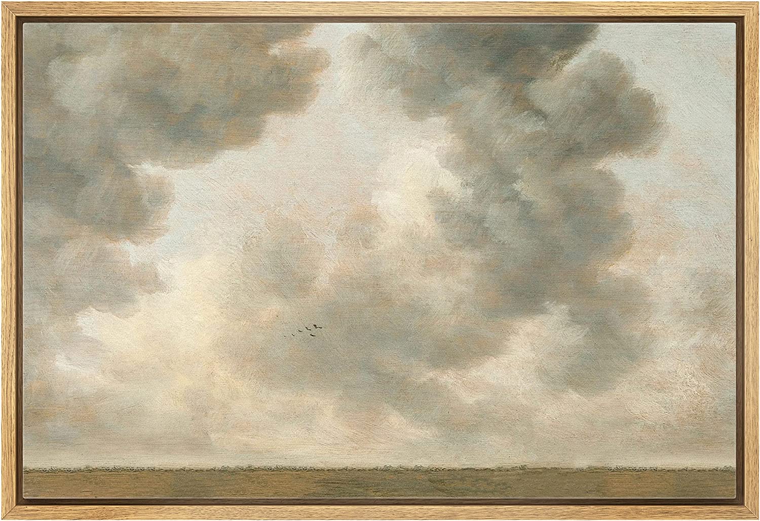HFDF Canvas Prt Wall Art White Country Storm Cloud Landscape Nature ...