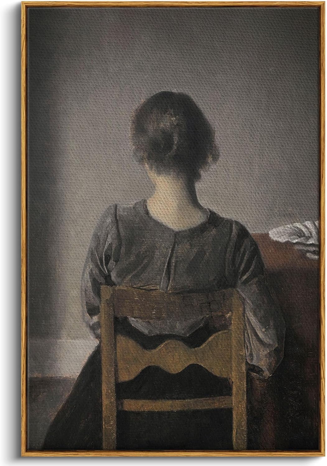 HFDF Canvas Prts Art Vtage Decor, Classical Women Portrait Patg, Large ...