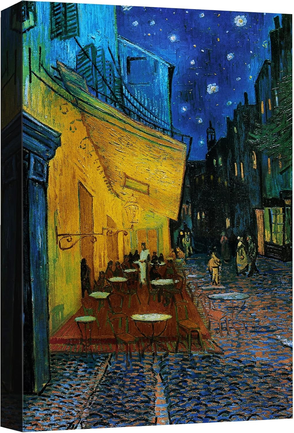 HFDF Canvas Wall Art Cafe Terrace at Night Van Gogh Poster Giclee Wall ...