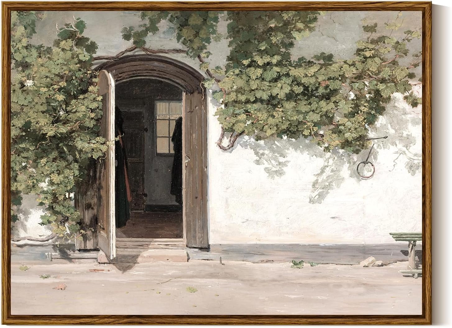 HFDF Canvas Wall Art Veman Climbg The Walls Farmhouse Wall Decor Openg ...