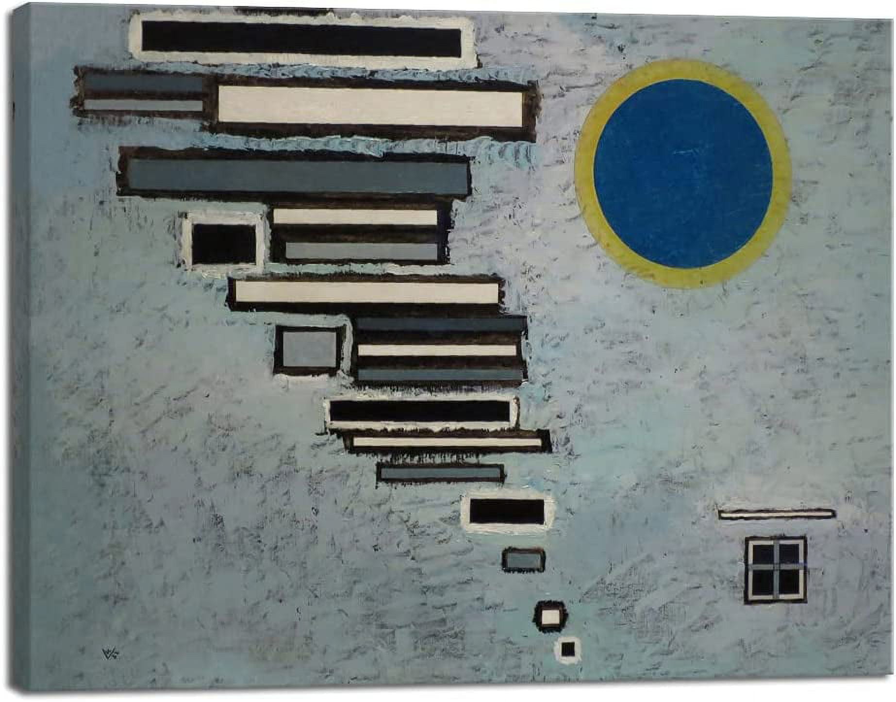 HFDF Canvas Wall Art Wassily Kandsky Unequal 1932 Picture Prt of Famous ...