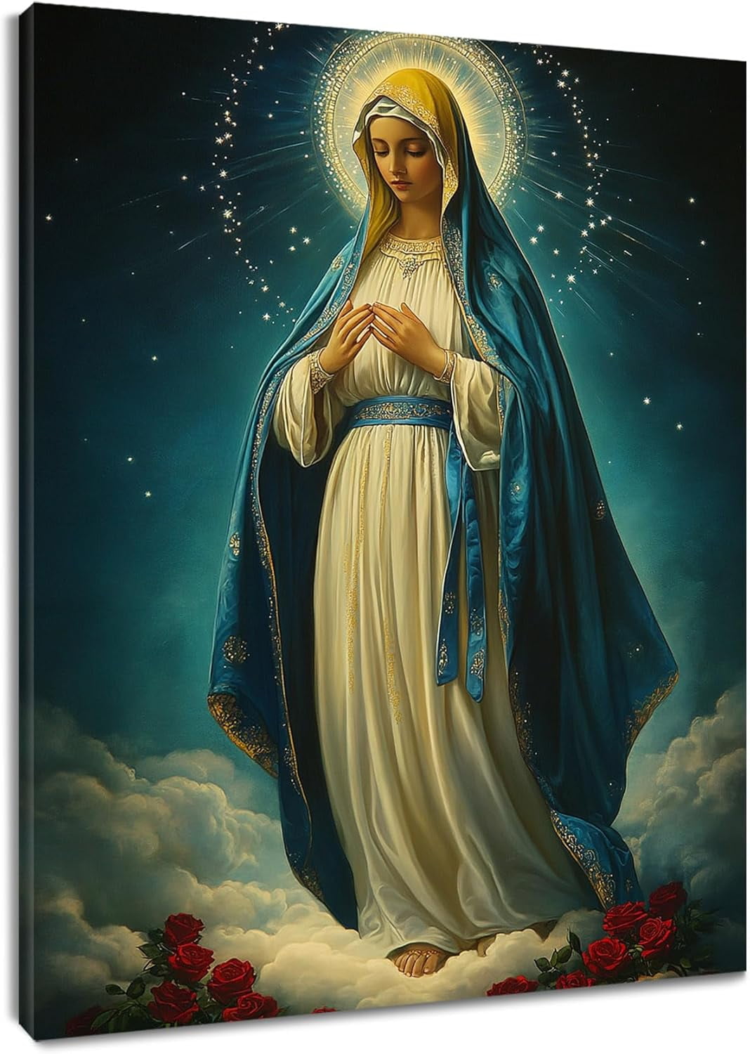 HFDF Christ Jesus Wall Art spirational Religious Catholic Virg Mary ...