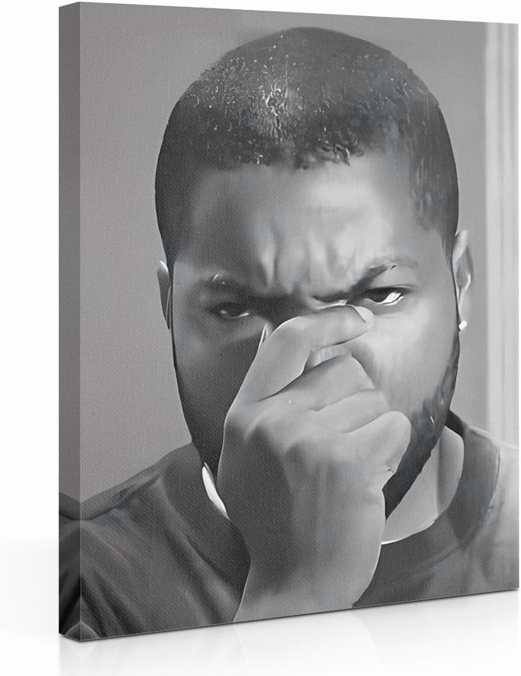 HFDF Funny Bathroom Canvas Wall Art, Black and White Vtage Comedy ...