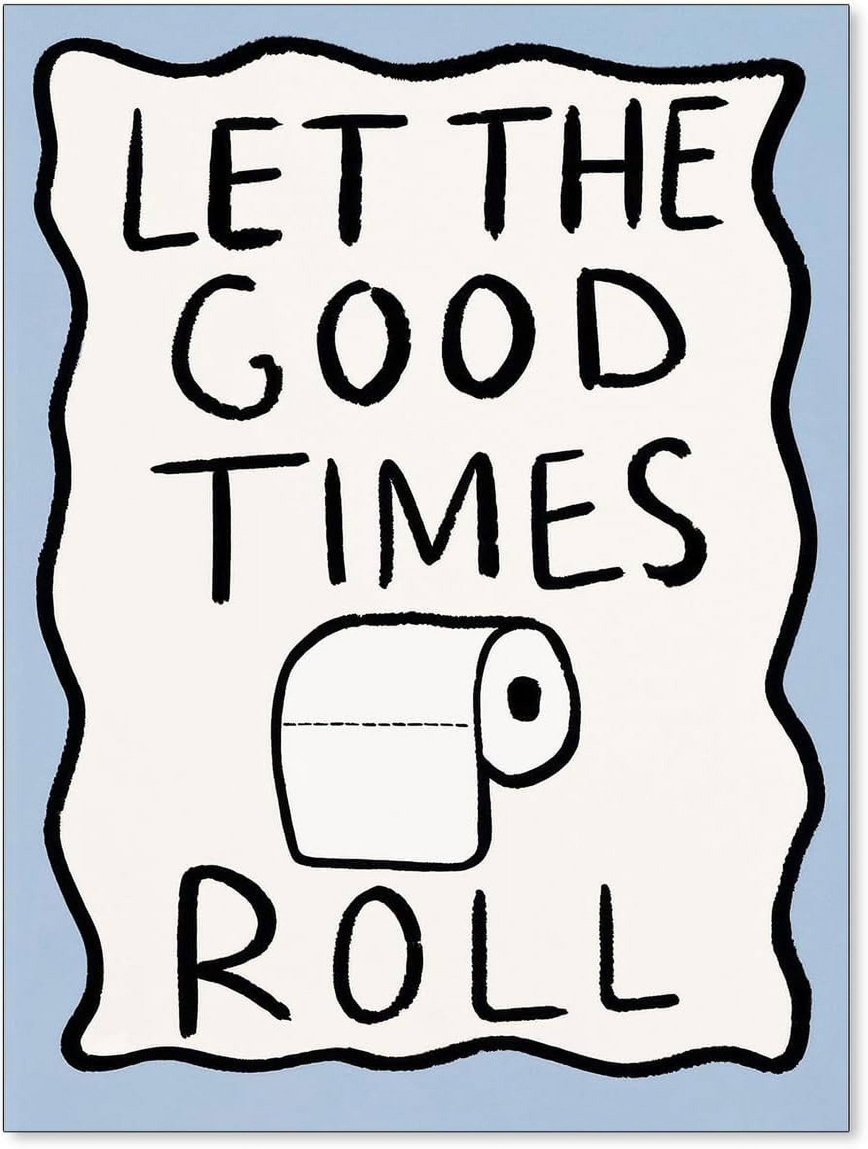 HFDF Funny Bathroom Posters Mimalist Cute Wall Art Retro Toilet Signs ...