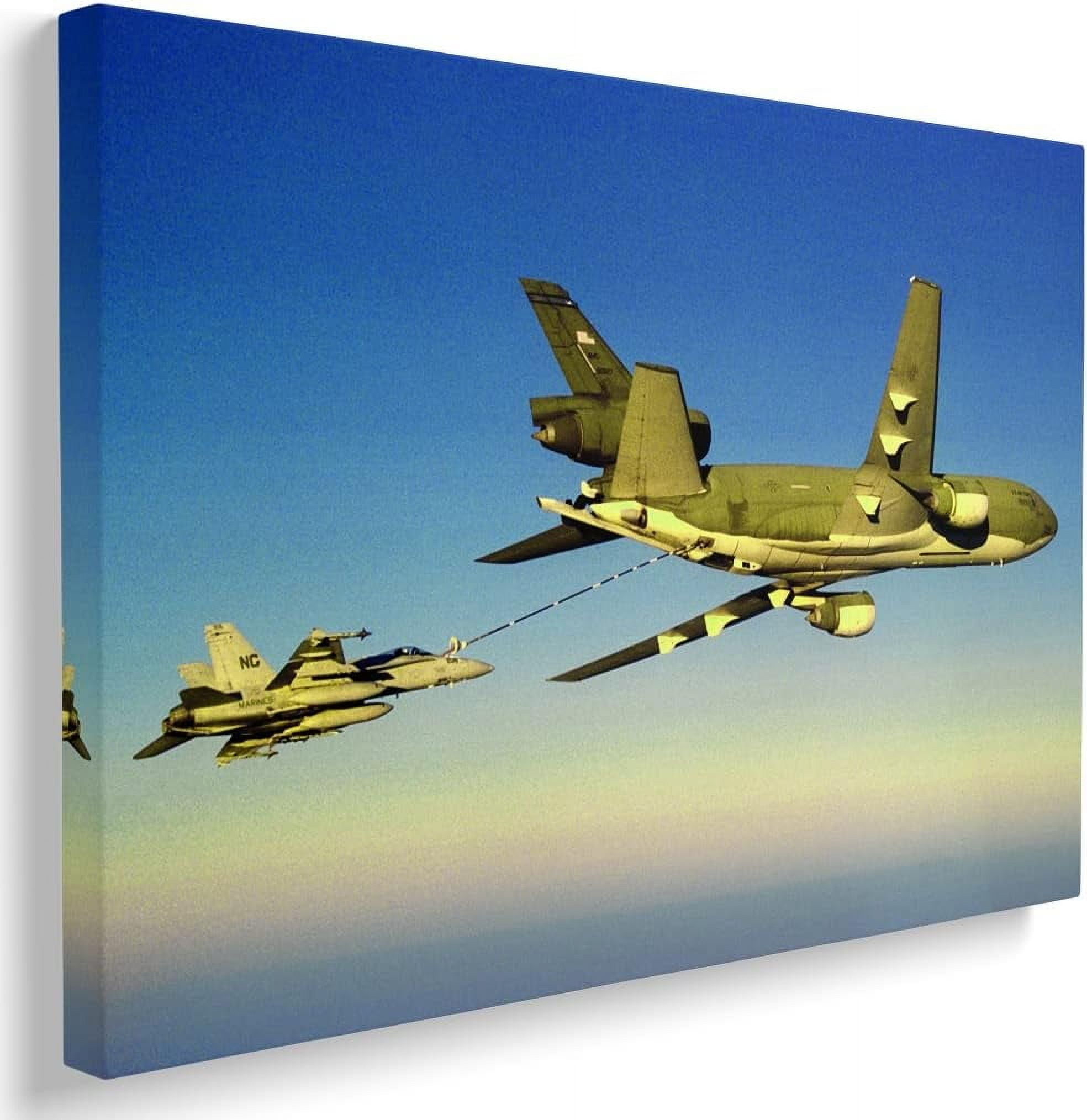HFDF KC-10 Tanker Aviation Decor Air Force Wall Decor Airplane Canvas ...