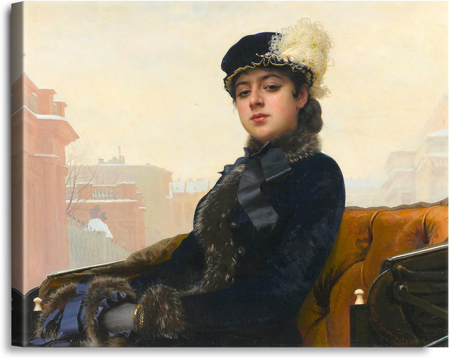 HFDF Kramskoy Portrait of a Woman by Ivan Kramskoi The World Classic ...