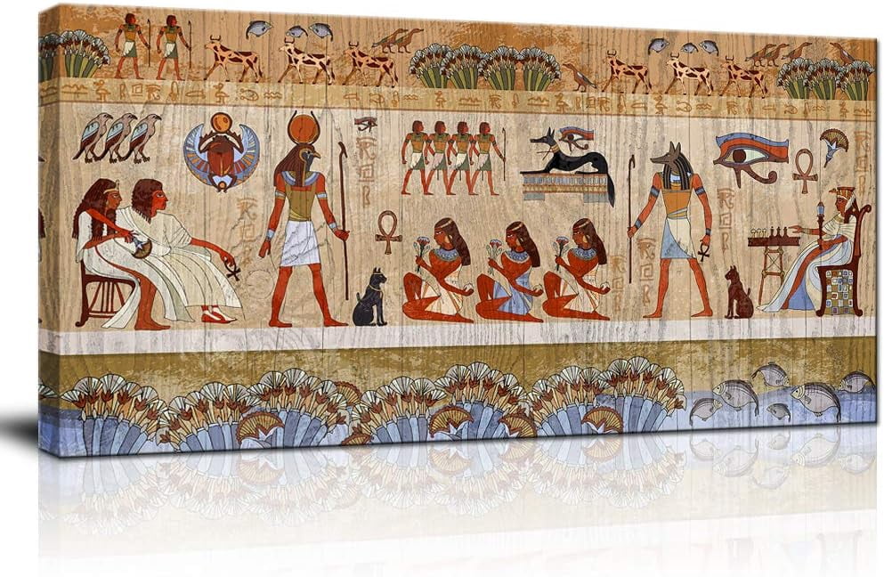 HFDF Motivational Ancient Egypt Wall Art Ancient Egyptian Pharaoh and ...