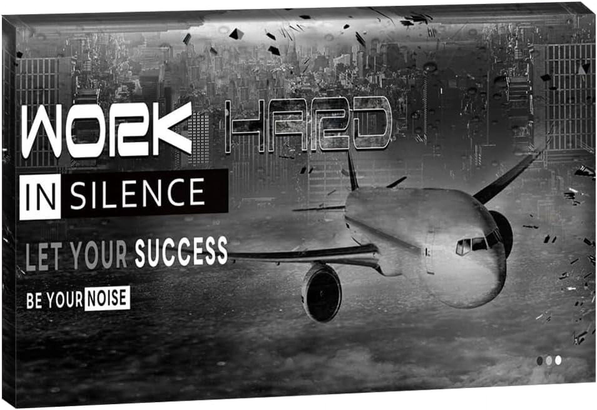 HFDF Success Quotes Canvas Wall Art Motivational Decor Positive ...