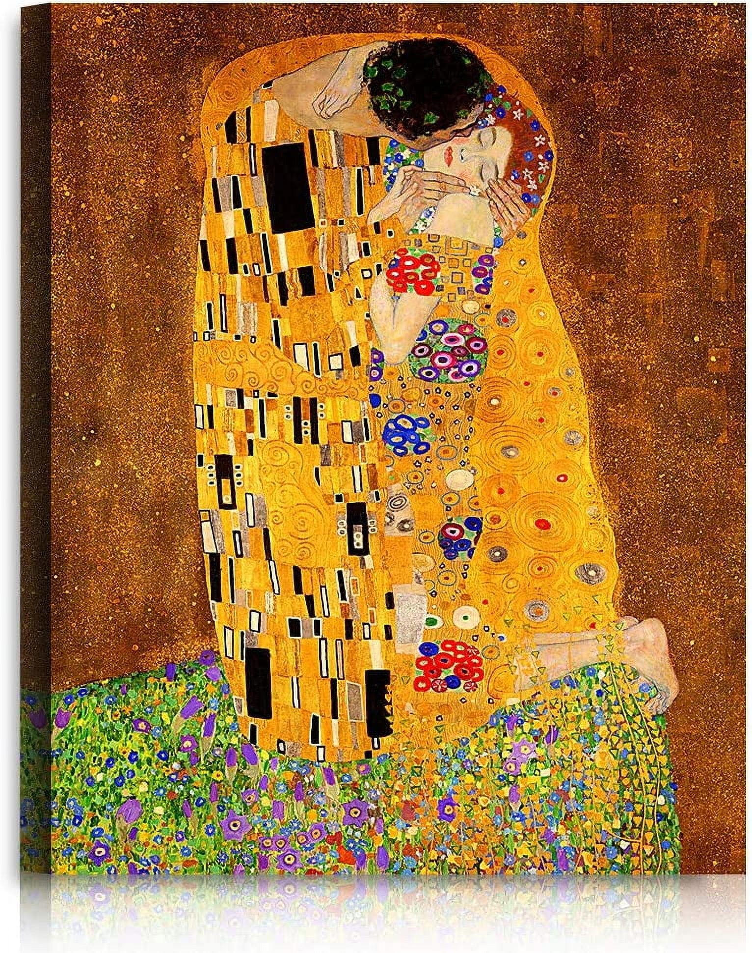 HFDF The Kiss by Gustav Klimt. The World Classic Art Reproductions ...