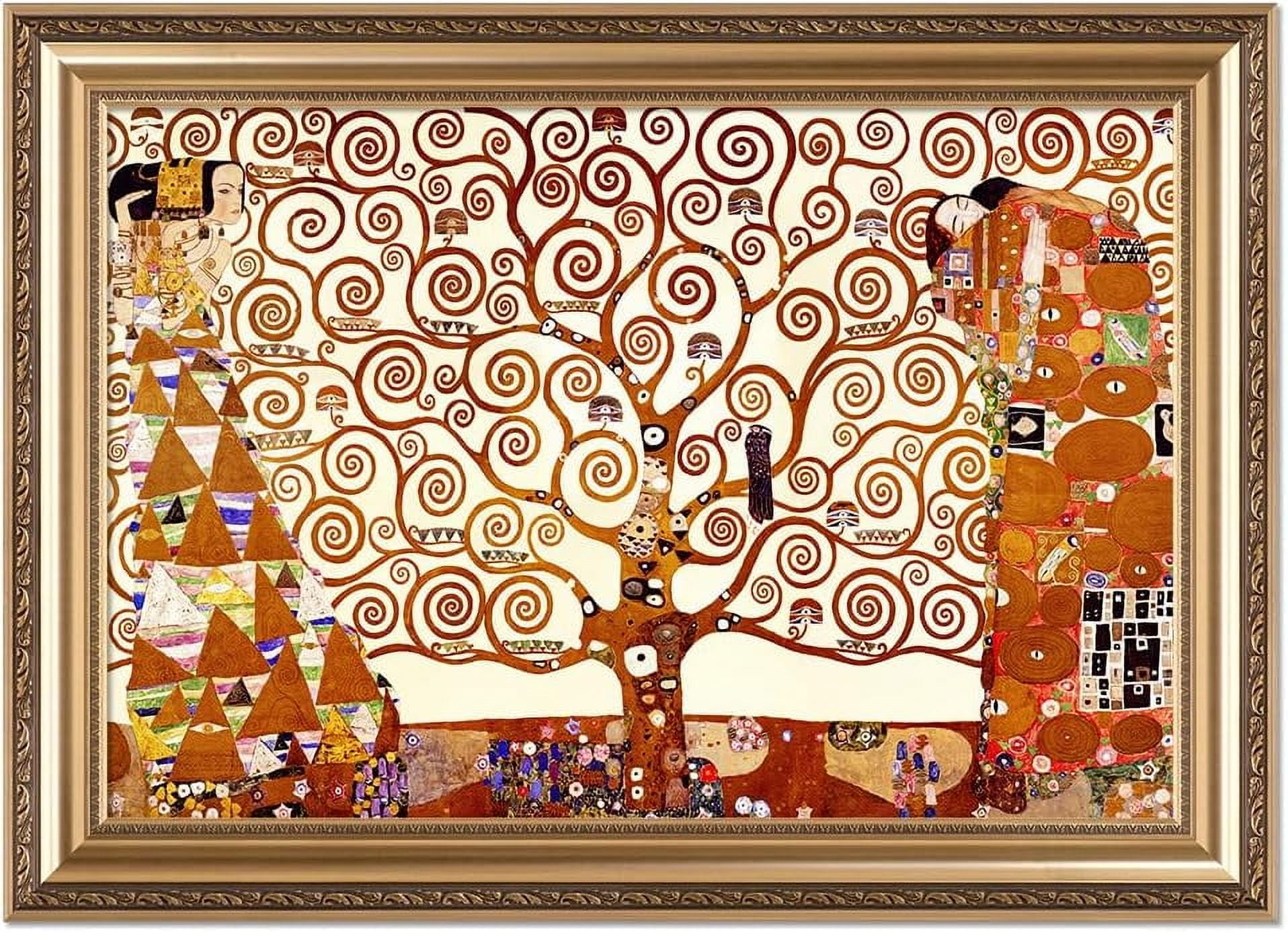 HFDF The Tree of Life by Gustav Klimt, Giclee Canvas Wall Art Ornate ...