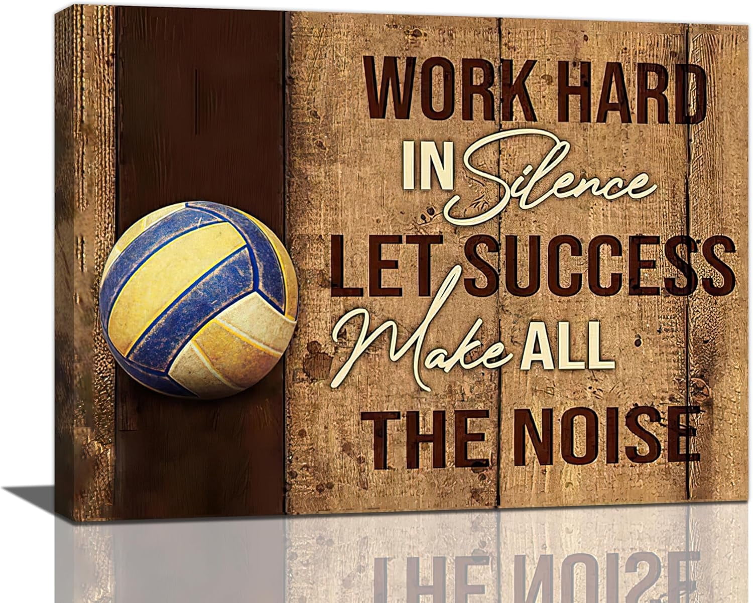 HFDF Volleyball Wall Art Excitation Sports Wall Decorspirational Quotes ...