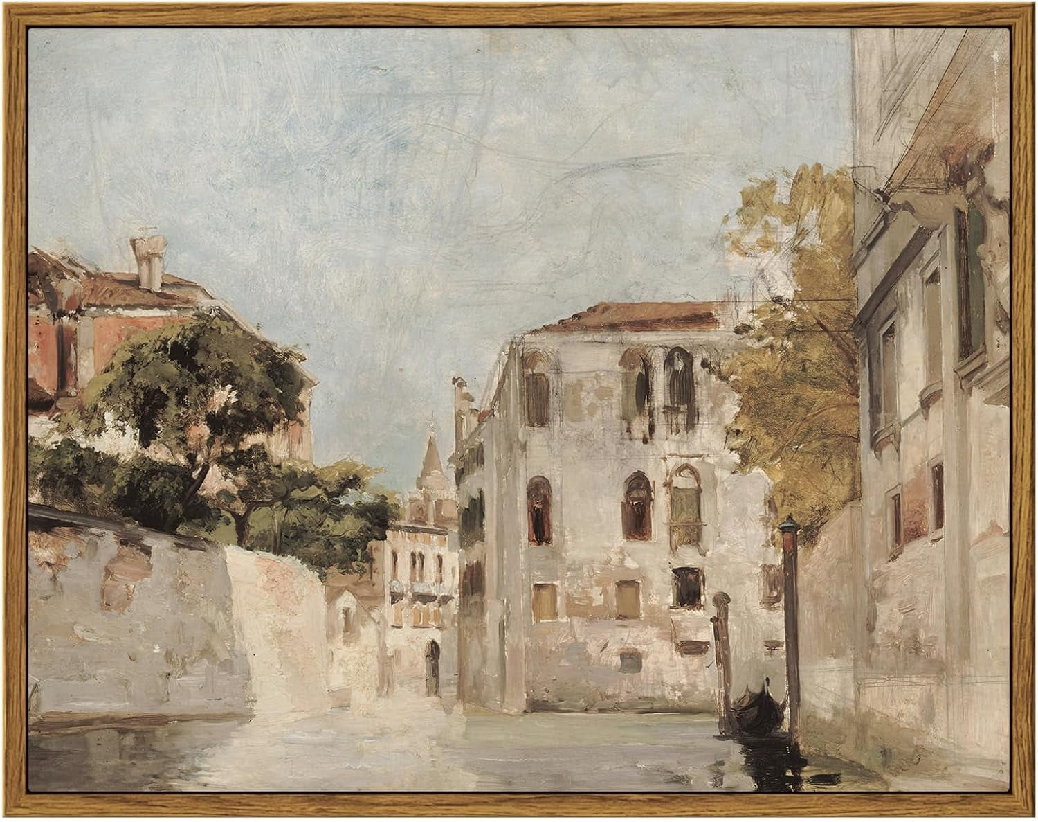 HFDF Wall Art for Livg Room Classical Cityscape Artwork Wall ...
