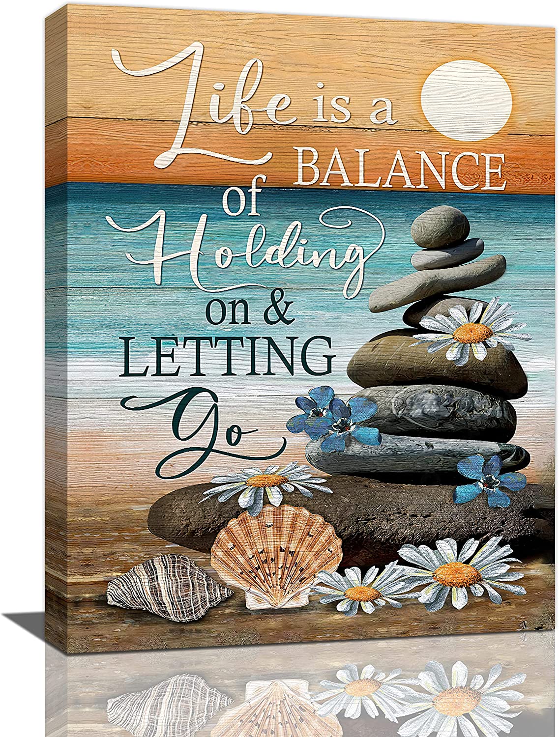 HFDF spirational Canvas Wall Art, Motivational Animal Success Words ...