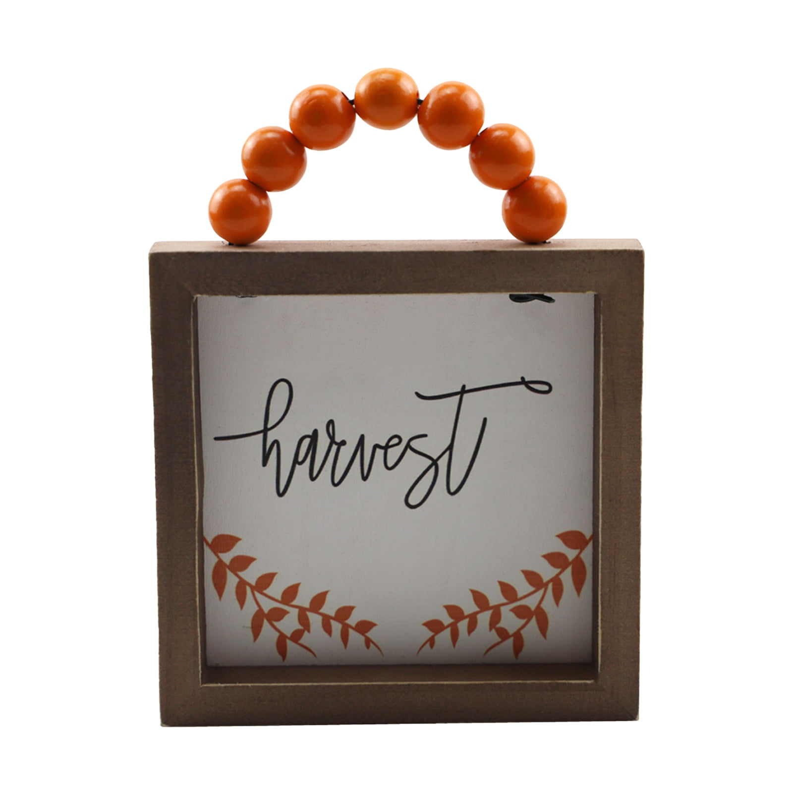 HFDR Thanksgiving Wood Hanging Sign Letter Harvest Blessings Front Door ...