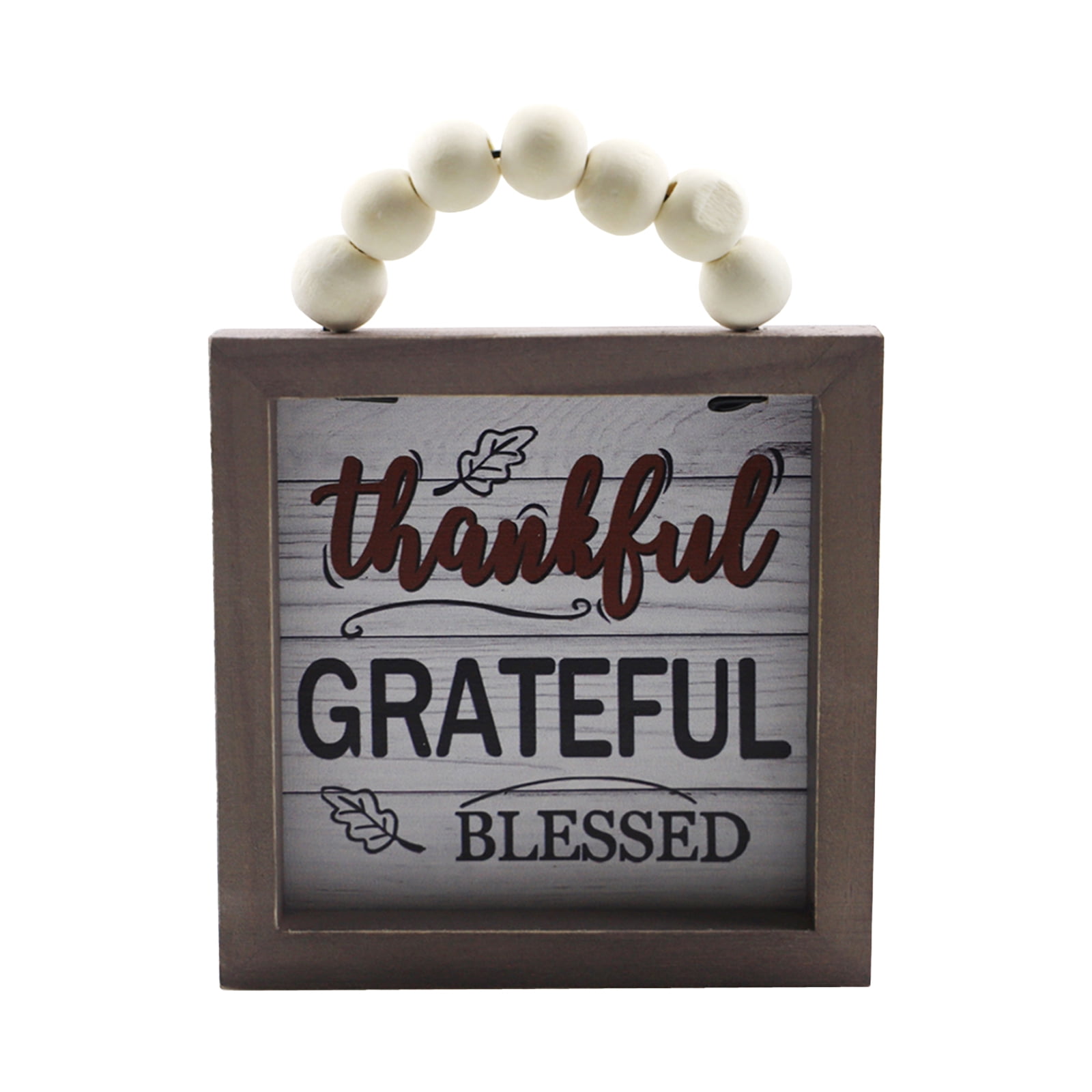 HFDR Thanksgiving Wood Hanging Sign Letter Harvest Blessings Front Door ...