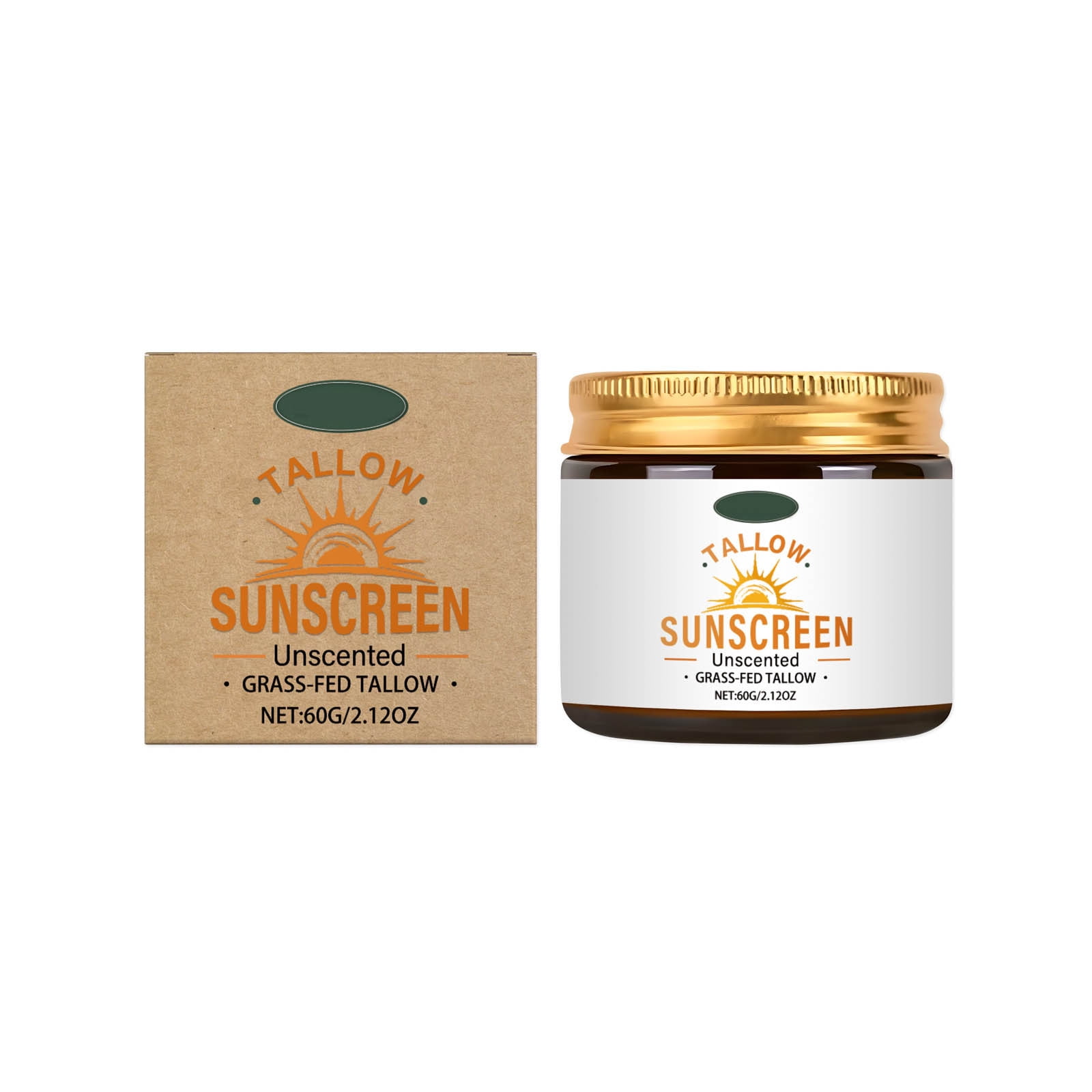 HFDhfbA Tallow Sunscreen,Beef Tallow for Skin,Beef Tallow 50 Fed Beef ...