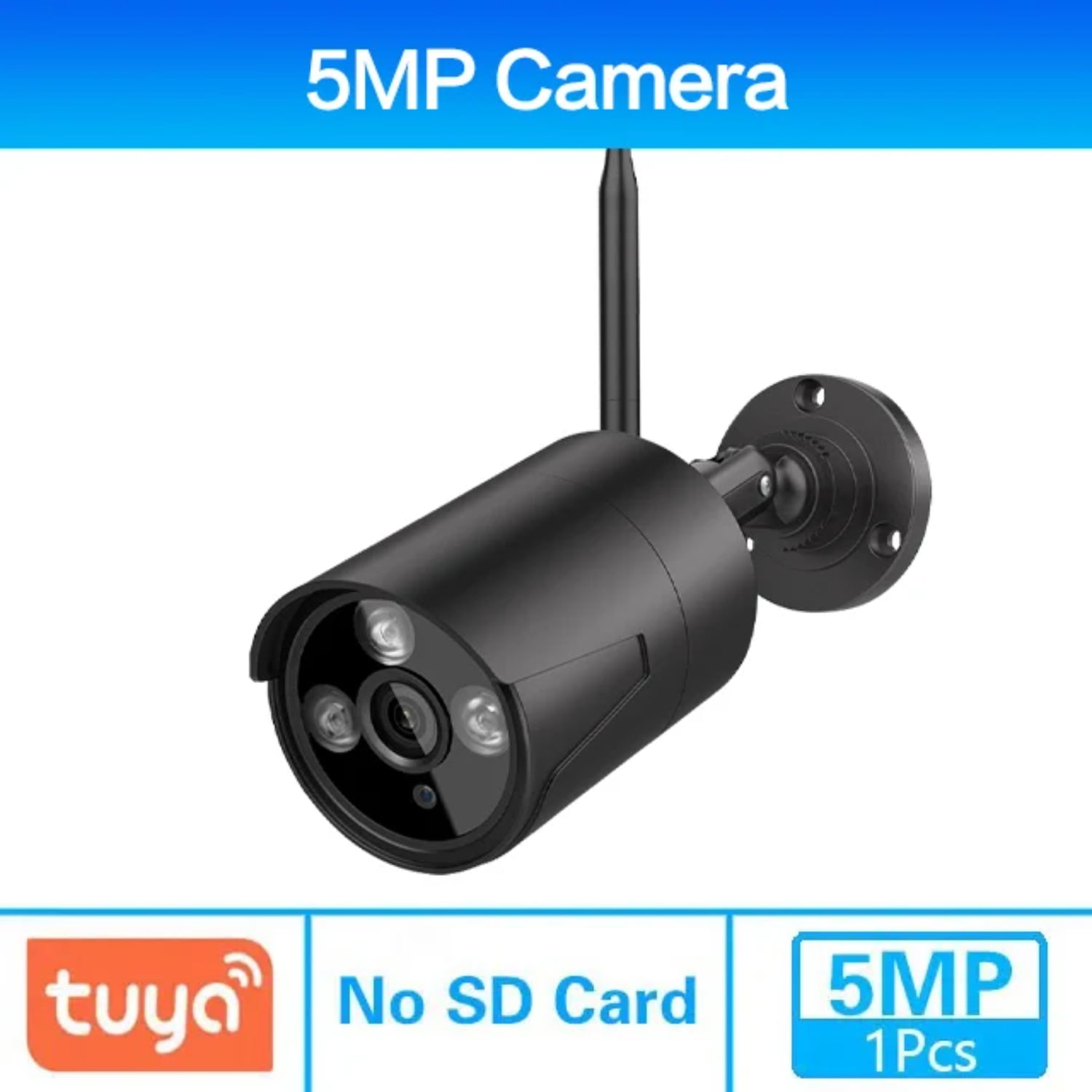 HFHMWL High Definition 1080P 5MP WiFi Outdoor Security Camera with ...