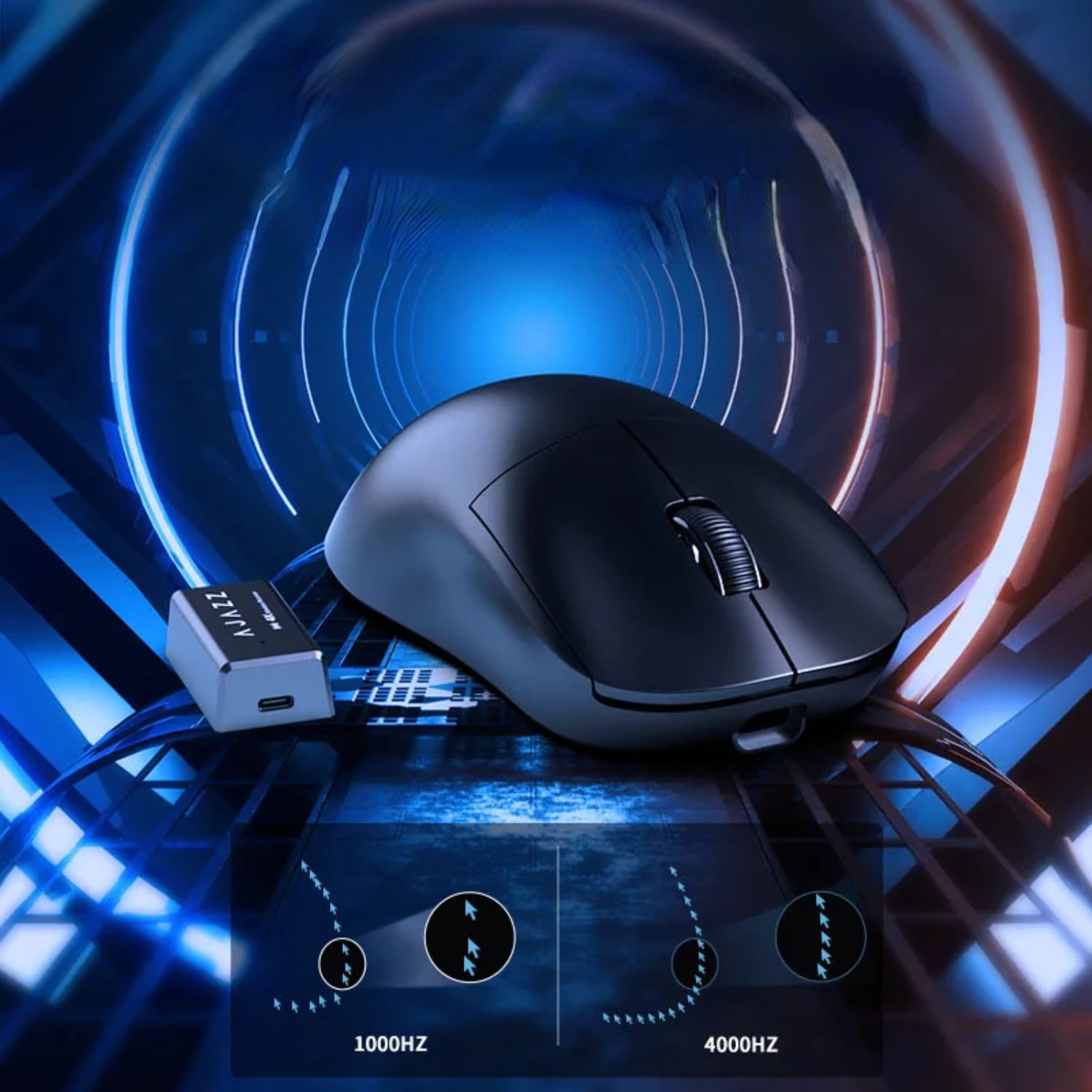 HFHMWL Highly Responsive 4K Wireless Gaming Mouse with Advanced 4K ...