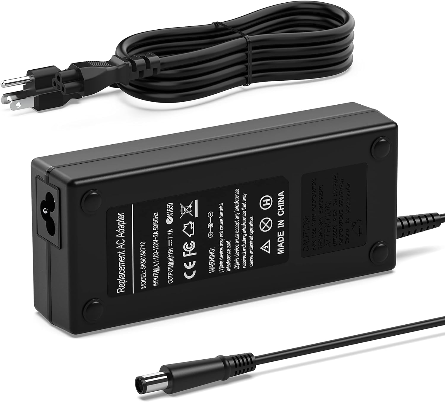 Gaming Laptop Power Adapter Cord Replacement 8.4 ft Cable 19V 9.5A 180W ...