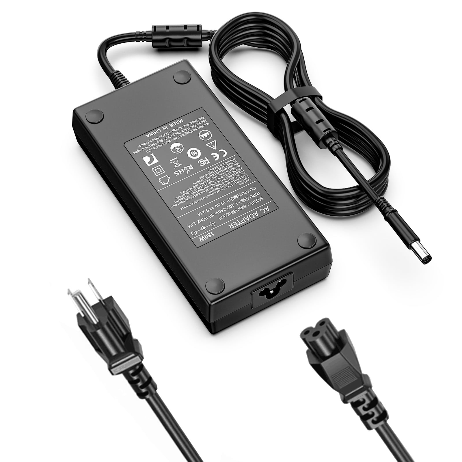 HFLRZZ Dell 180W Power Adapter AC Laptop Charger for Dell Adapter Power ...