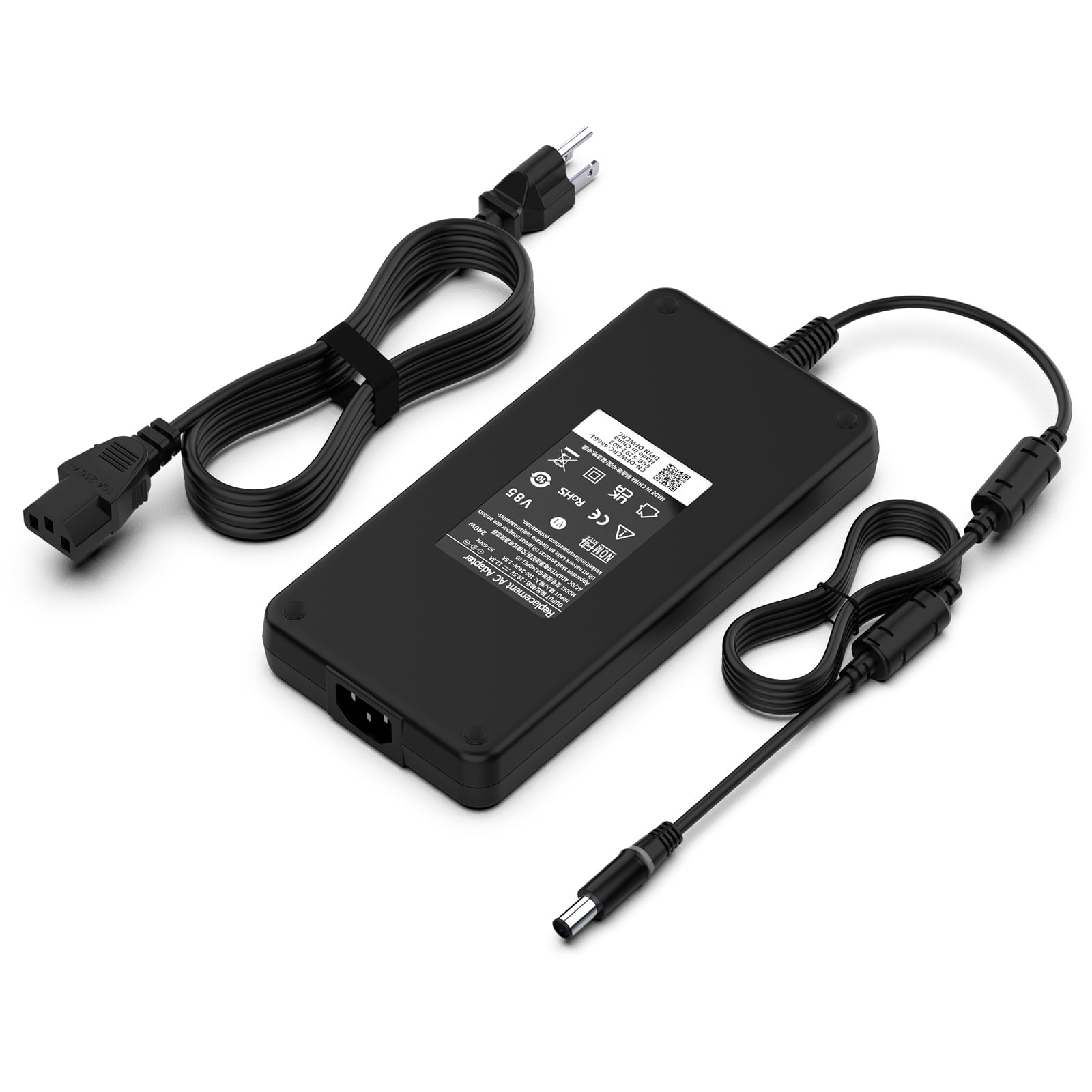 HFLRZZ DELL 19.5V 12.3A 240 Watt Charger Fit for Dell Alienware Laptop ...