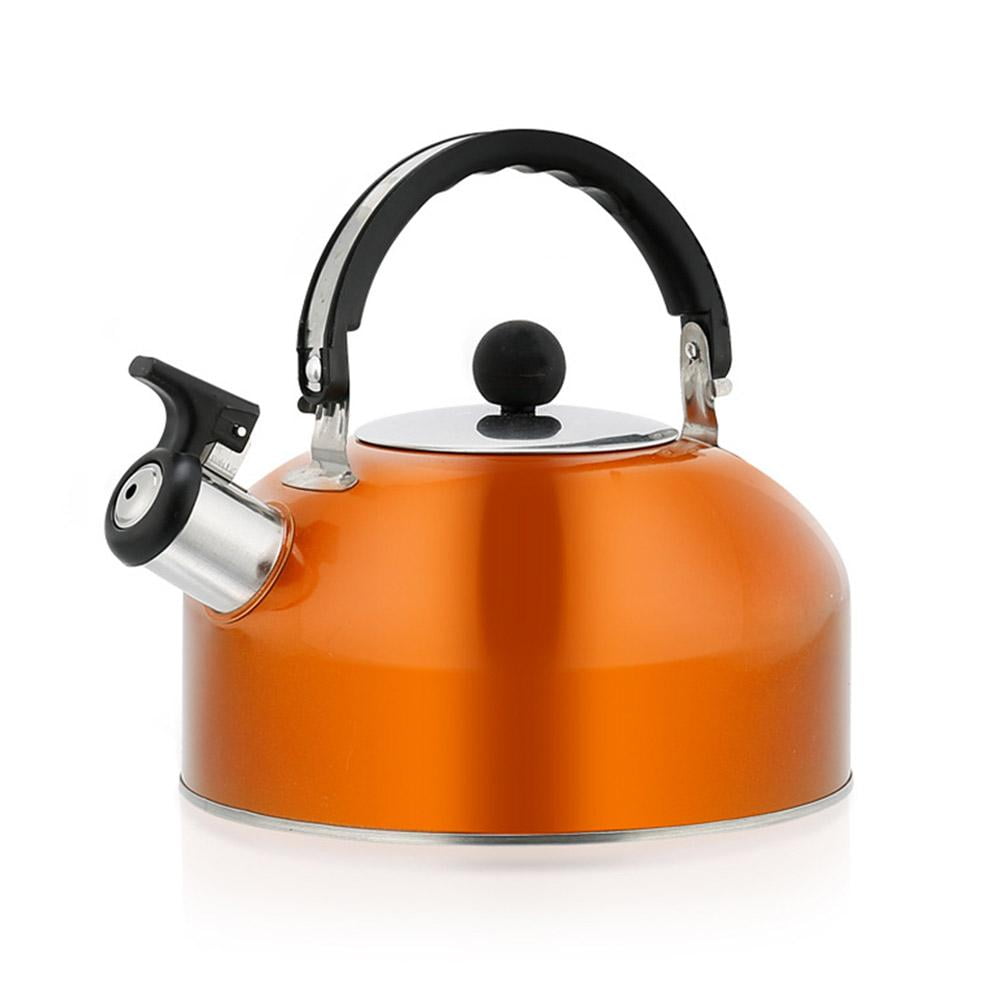 HFLWYWD 3L Whistling Tea Kettle Flat Bottom Kettle Stainless Tea Steel ...