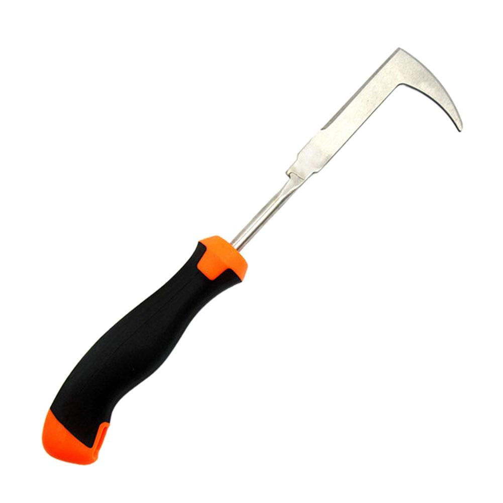 HFLWYWD Crack Weeder Crevice Weeding Tool,13" Stainless Steel L-Shaped ...
