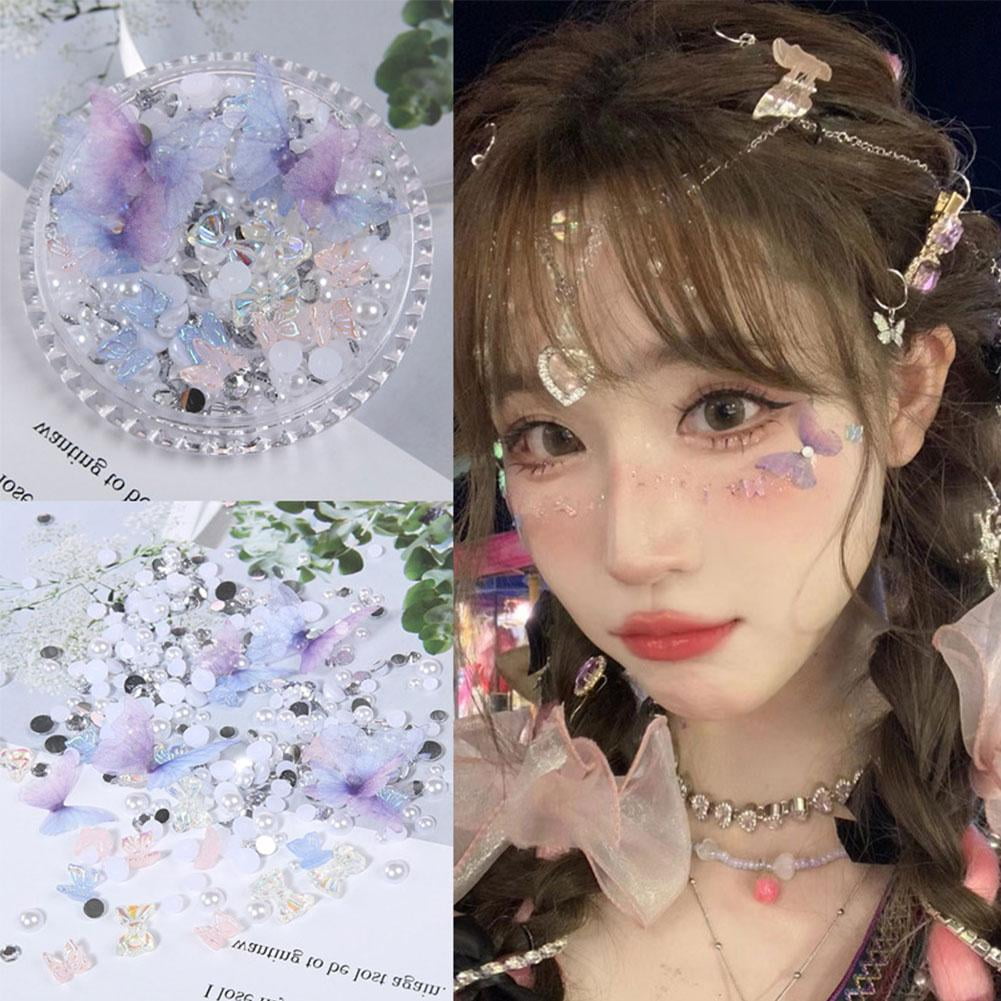 HFLWYWD Face Makeup Stickers Children Bridal Eye Makeup Light Diamond ...