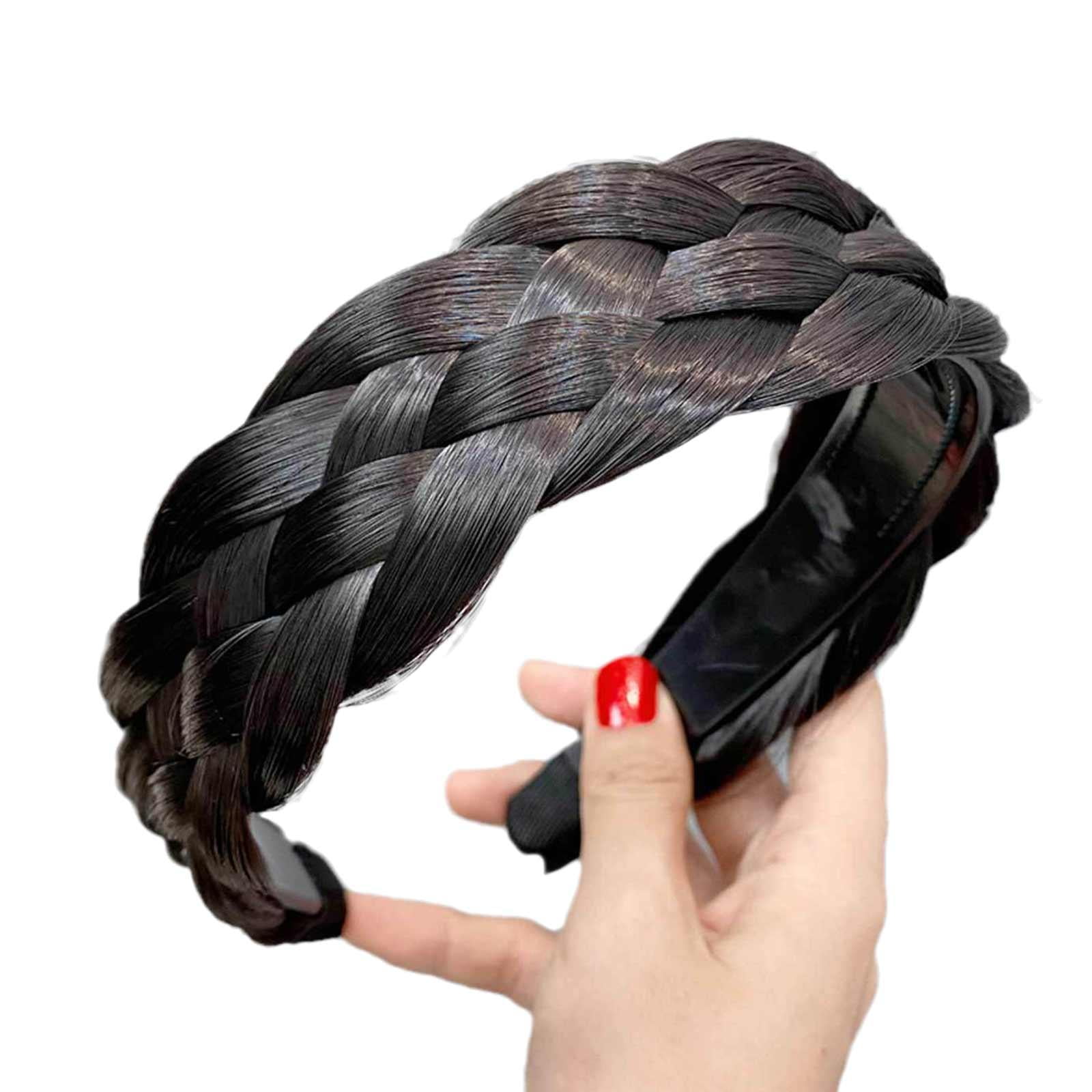 HFLWYWD Hair Acces Fishbone Braid Hair Hoop Three-strand Twist Headband ...