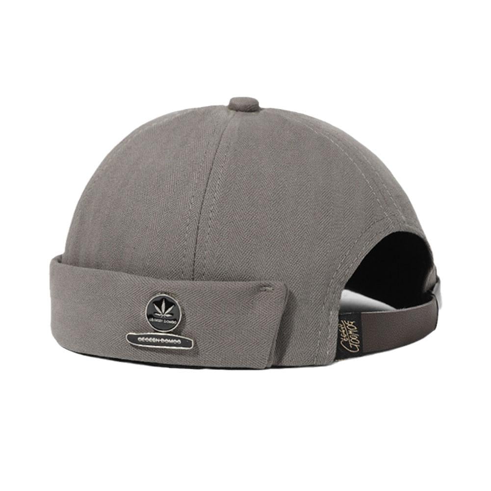 HFLWYWD Men Retro Urban Unique Street Docker Hat Brimless Skull Cap ...