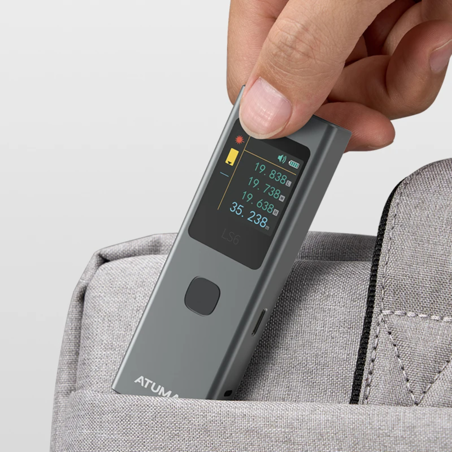 HFMENIW Compact and Lightweight LS6 Mini Laser Level Rangefinder ...