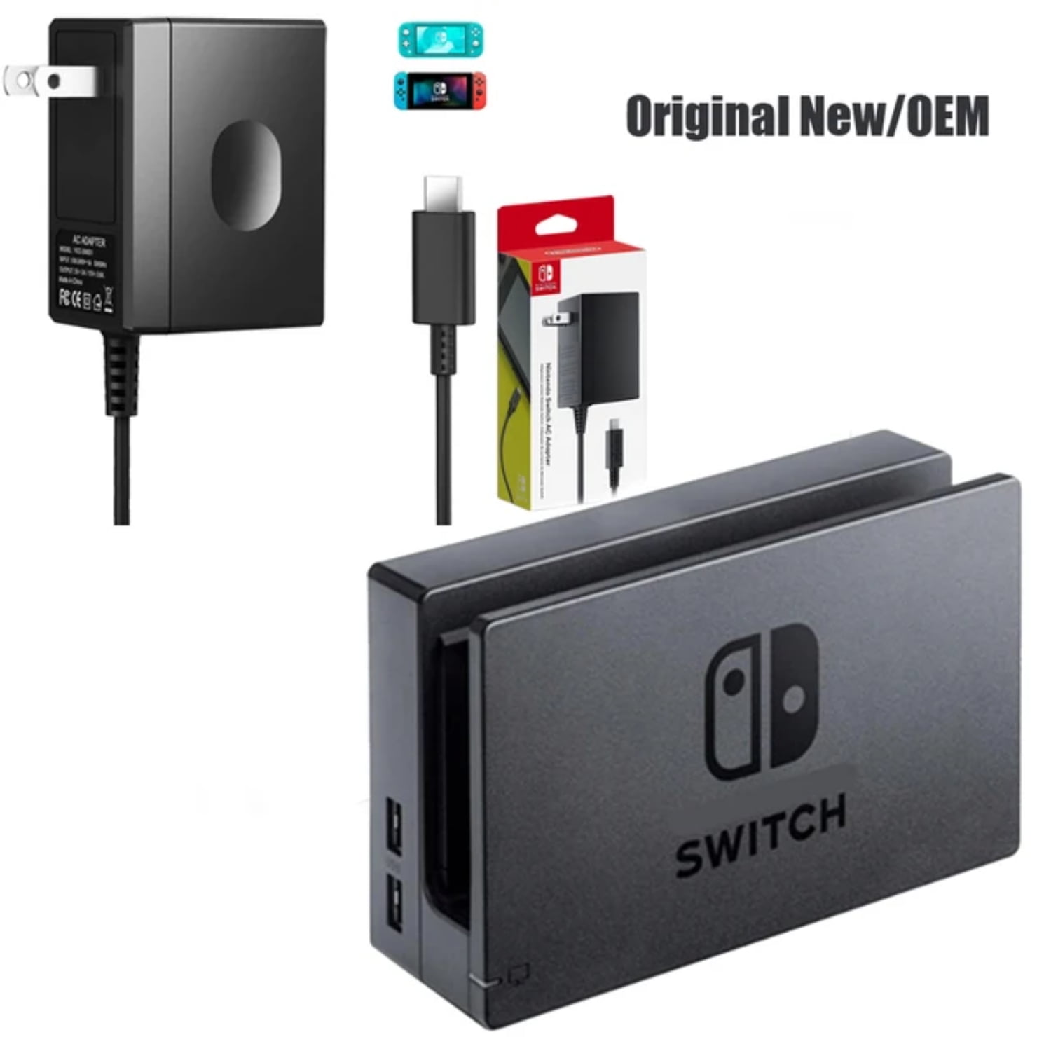 HFMENIW Enhanced Original Charging Dock for NS Switch OLED - Compatible ...